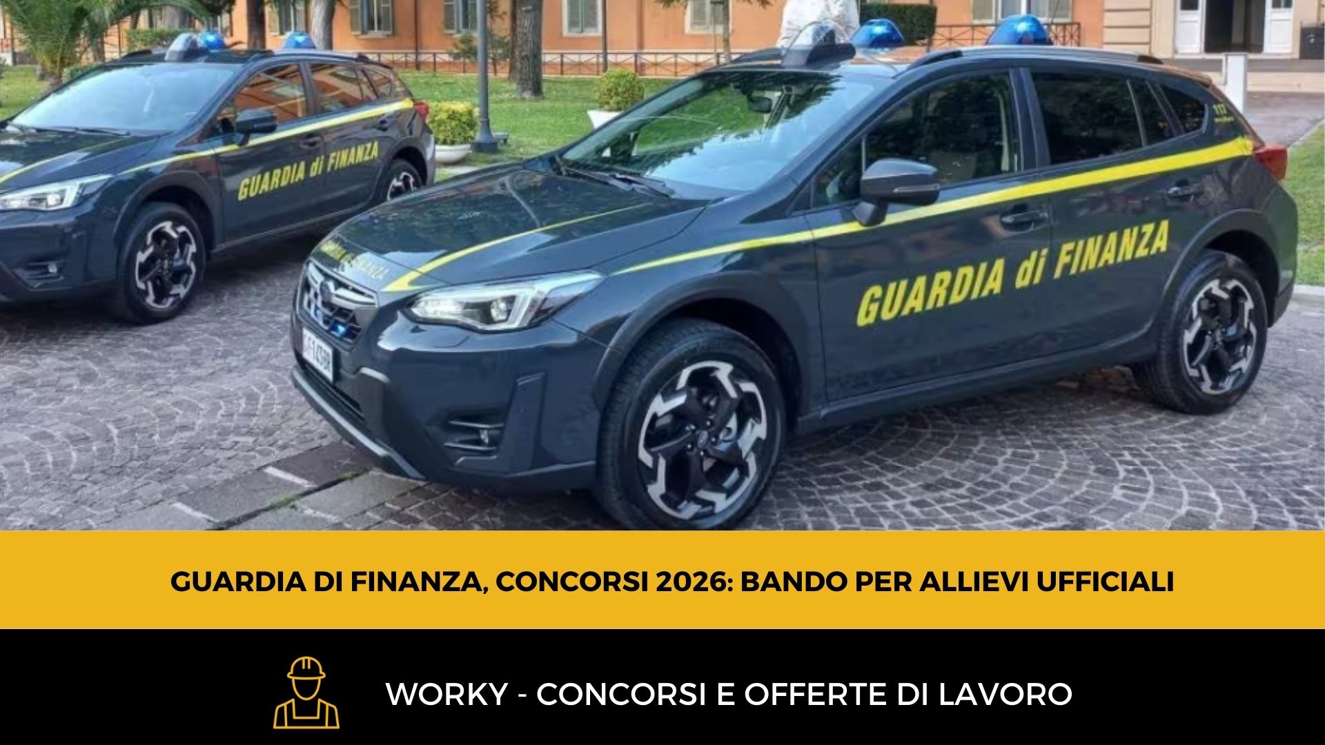Guardia di Finanza, concorsi 2026: bando per allievi ufficiali